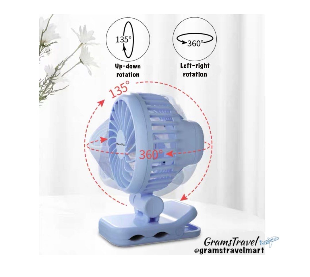 Portable Hand Fan, Furniture & Home Living, Lighting & Fans, Fans on ...