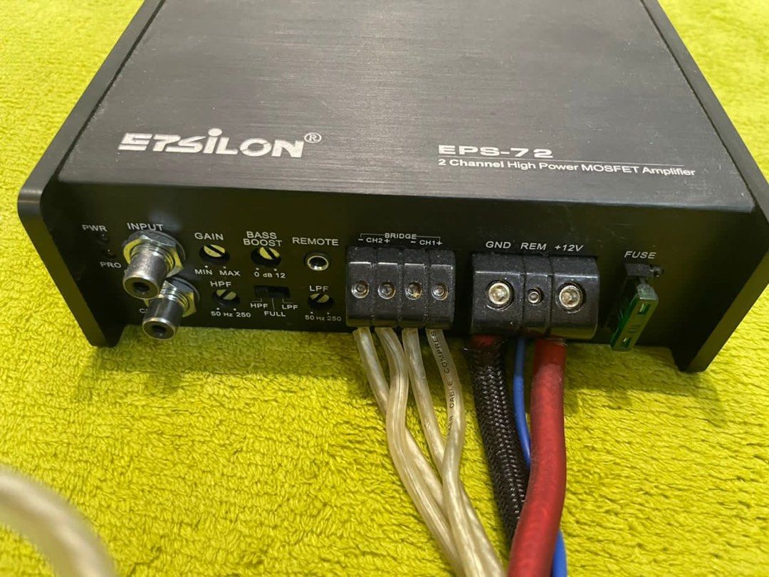 POWER AMPLIFIER MOSFET EPSILON EPS-72, Audio, Soundbars, Speakers ...