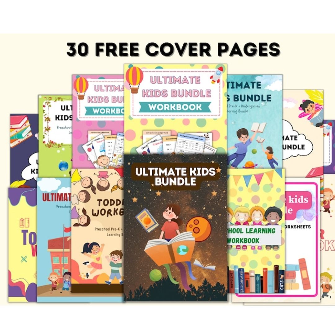 Preschool Pre-K + Kindergarten Learning Bundle | 2000+ Page | Activity ...