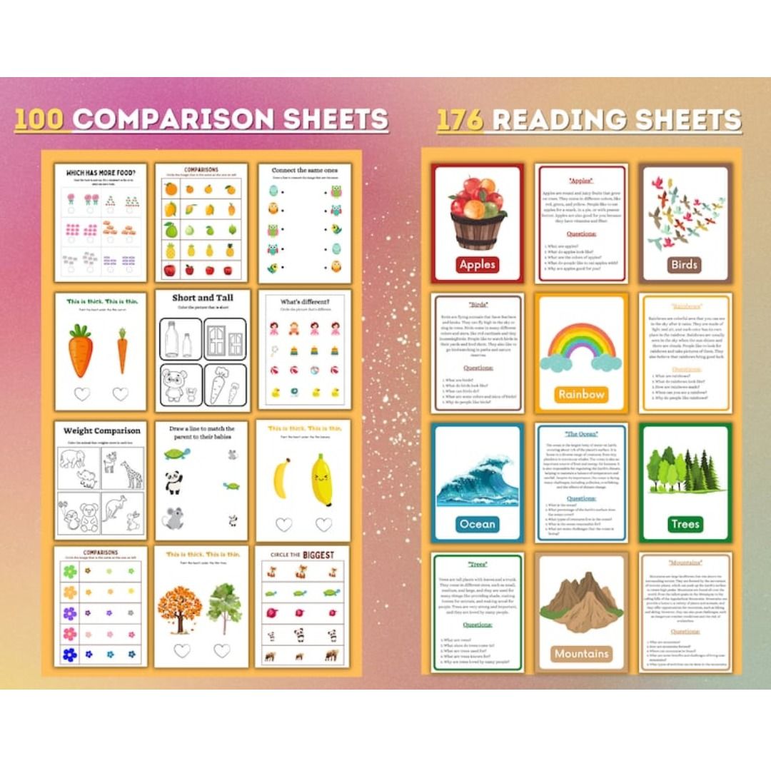 Preschool Pre-K + Kindergarten Learning Bundle | 2000+ Page | Activity ...