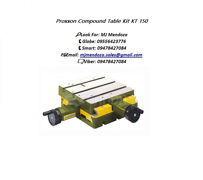 Proxxon Compound Table Kit KT 150, Commercial & Industrial, Industrial ...