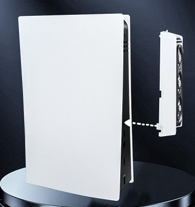 PS5 Game Cooling Host Fan with LED Light Cooling Turbo Fan (H0639 ...