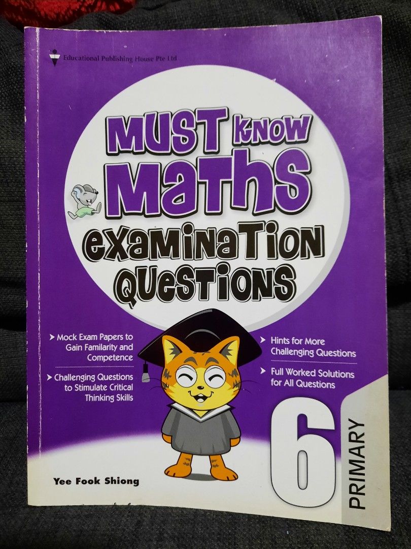 PSLE Must know Maths Mathematics Primary 6 Pri 6, Hobbies & Toys, Books ...