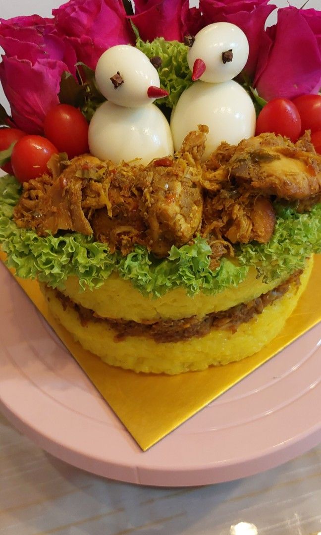 PULUT KUNING BIRTHDAY, Food & Drinks, Homemade Bakes on Carousell