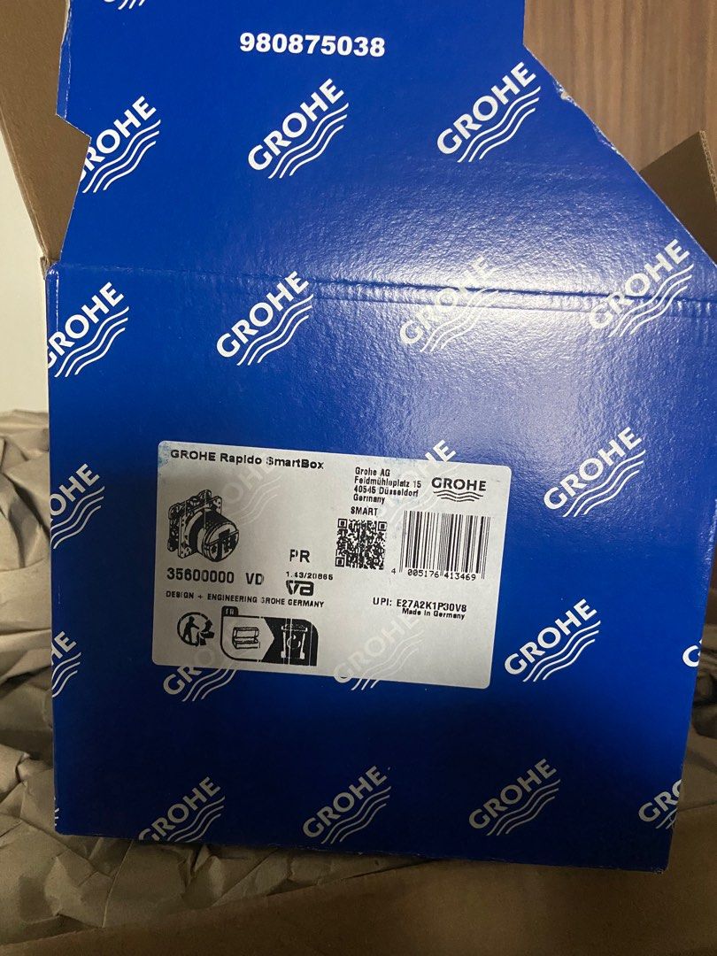 Grohe RAPIDO SMARTBOX UNIVERSAL ROUGH-IN BOX, 1/2″ 35600000, Furniture ...