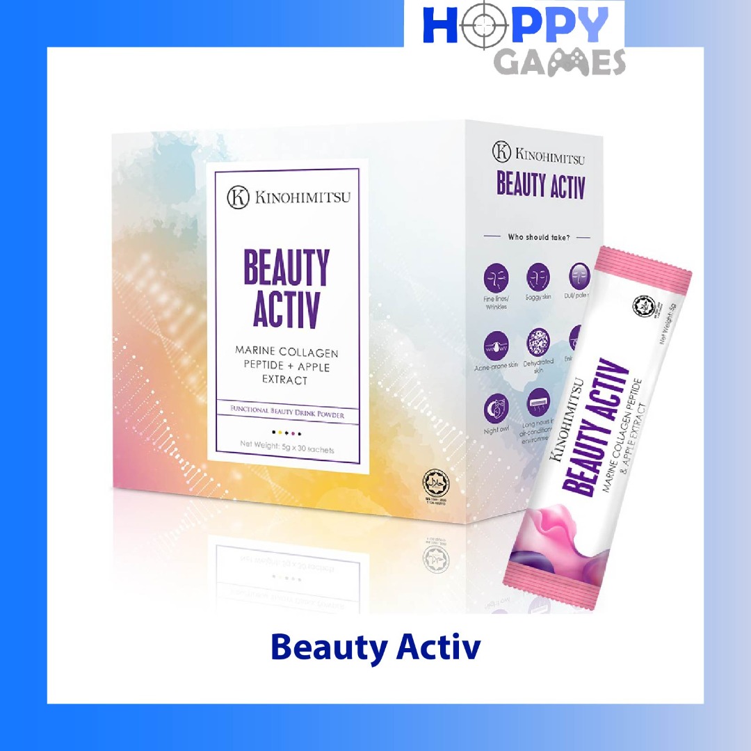 READY STOCK! [AUTHENTIC] Kinohimitsu Beauty Activ Beauty Active BeautyActiv Collagen [30 Sachets ...
