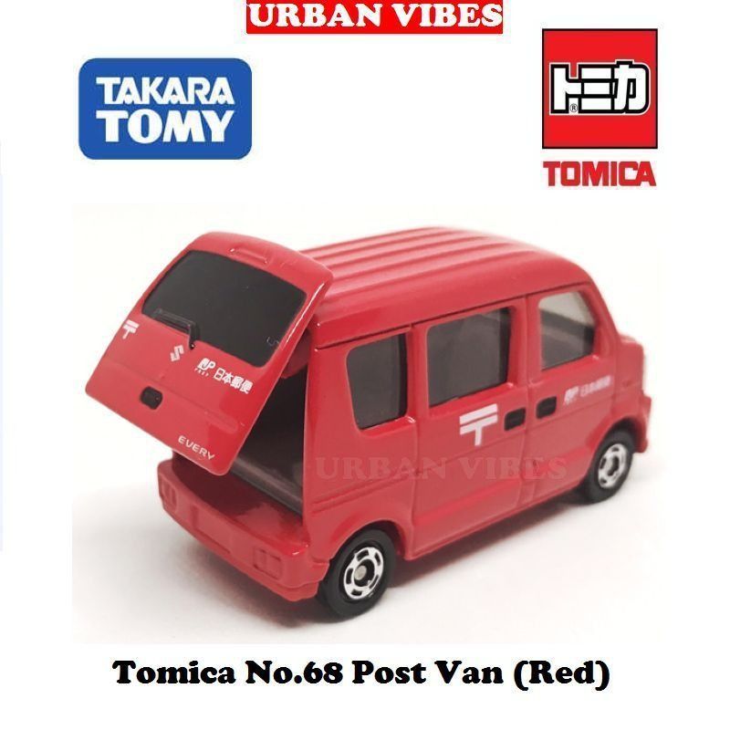 [Ready Stock] Tomica No.68 Post Van (Red) by Takara Tomy 1/57 scale ...