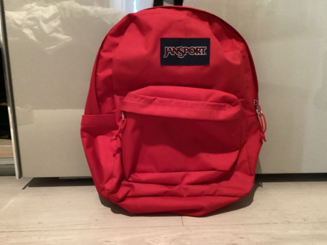 Red jansport backpack, Men's Fashion, Bags, Backpacks on Carousell