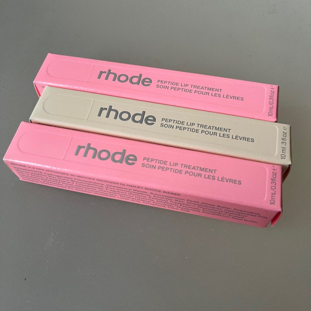Rhode Beauty PO - Glazing Fluid, Peptide Lip Treatment, Glazing Milk ...