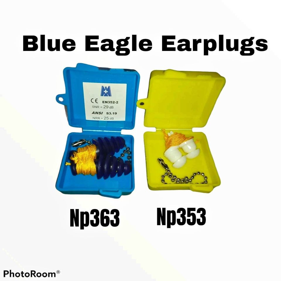 Safety Earplug with Case Blue Eagle on Carousell