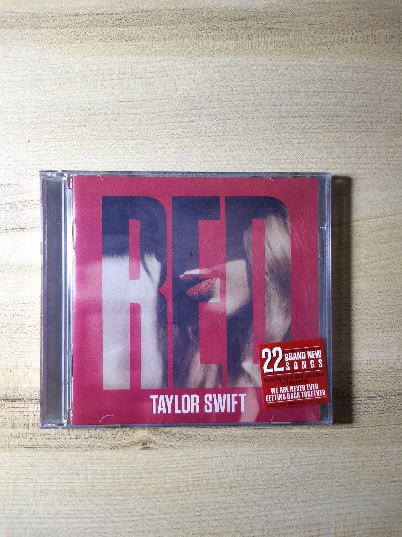 SEALED: TAYLOR SWIFT- RED DELUXE VERSION CD ALBUM (NOT VINYL LP PLAKA ...