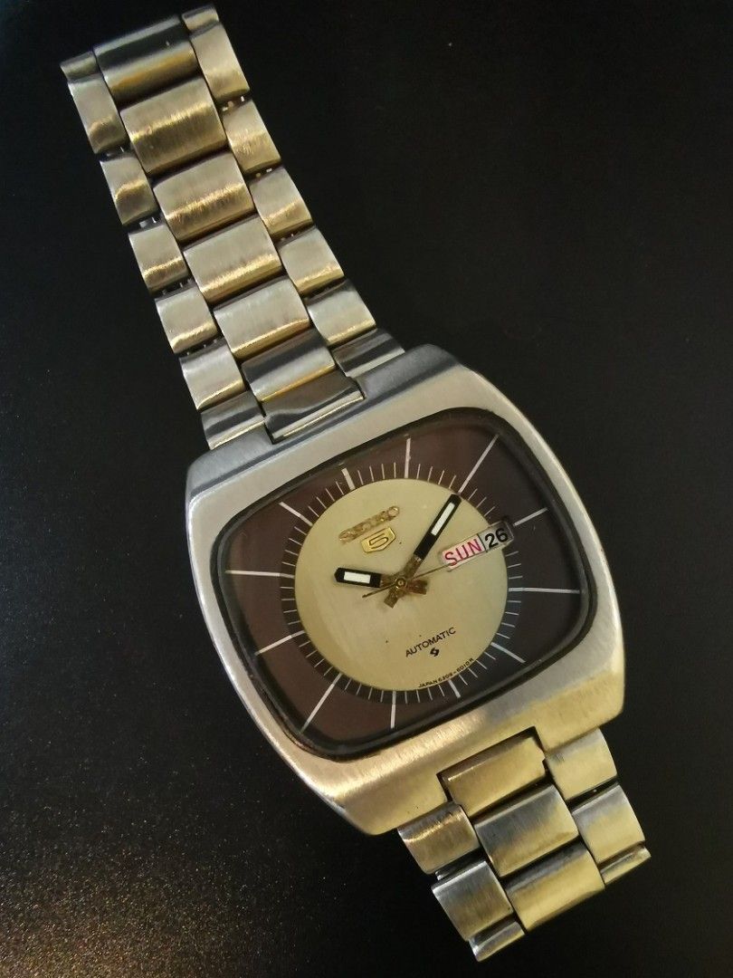 Seiko 5 Square Day-Date Automatic, Hobbies & Toys, Memorabilia ...