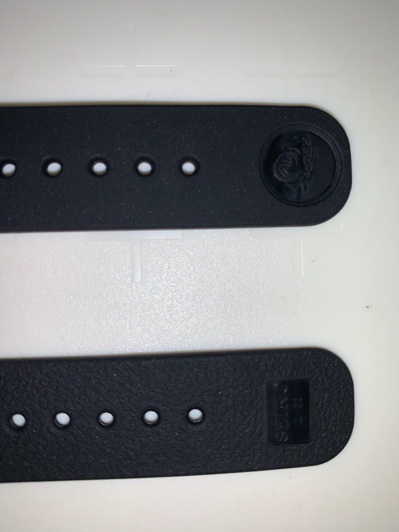 Free tracked mail: Black rubber strap Ready stock : Seiko Dive watch ...