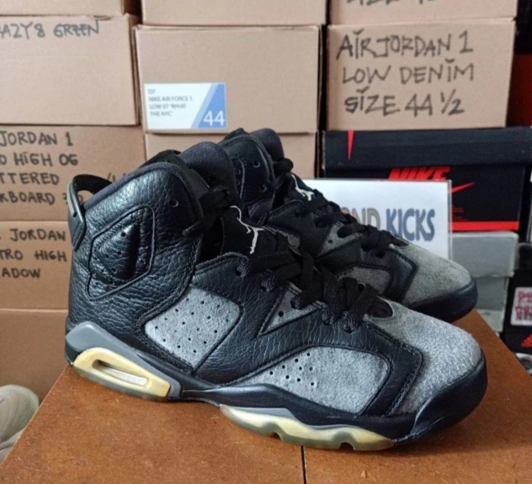 Sepatu Jordan 6 Cool Grey Size 37 1/2 (ORIGINAL/LEATHER), Fesyen Pria ...