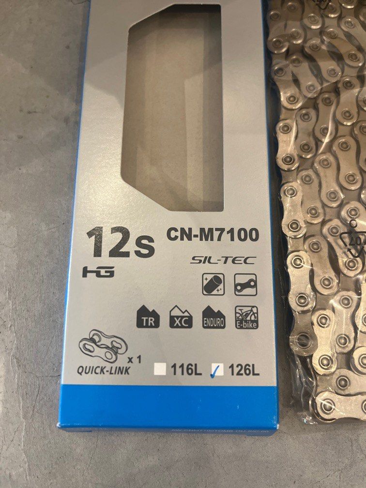 Shimano SLX 12 speed chain CN-M7100, Sports Equipment, Bicycles & Parts ...