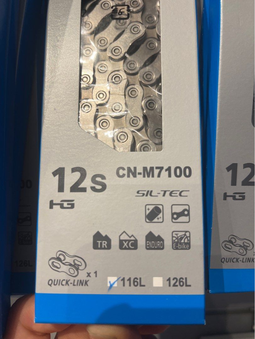 Shimano SLX 12 speed chain CN-M7100, Sports Equipment, Bicycles & Parts ...