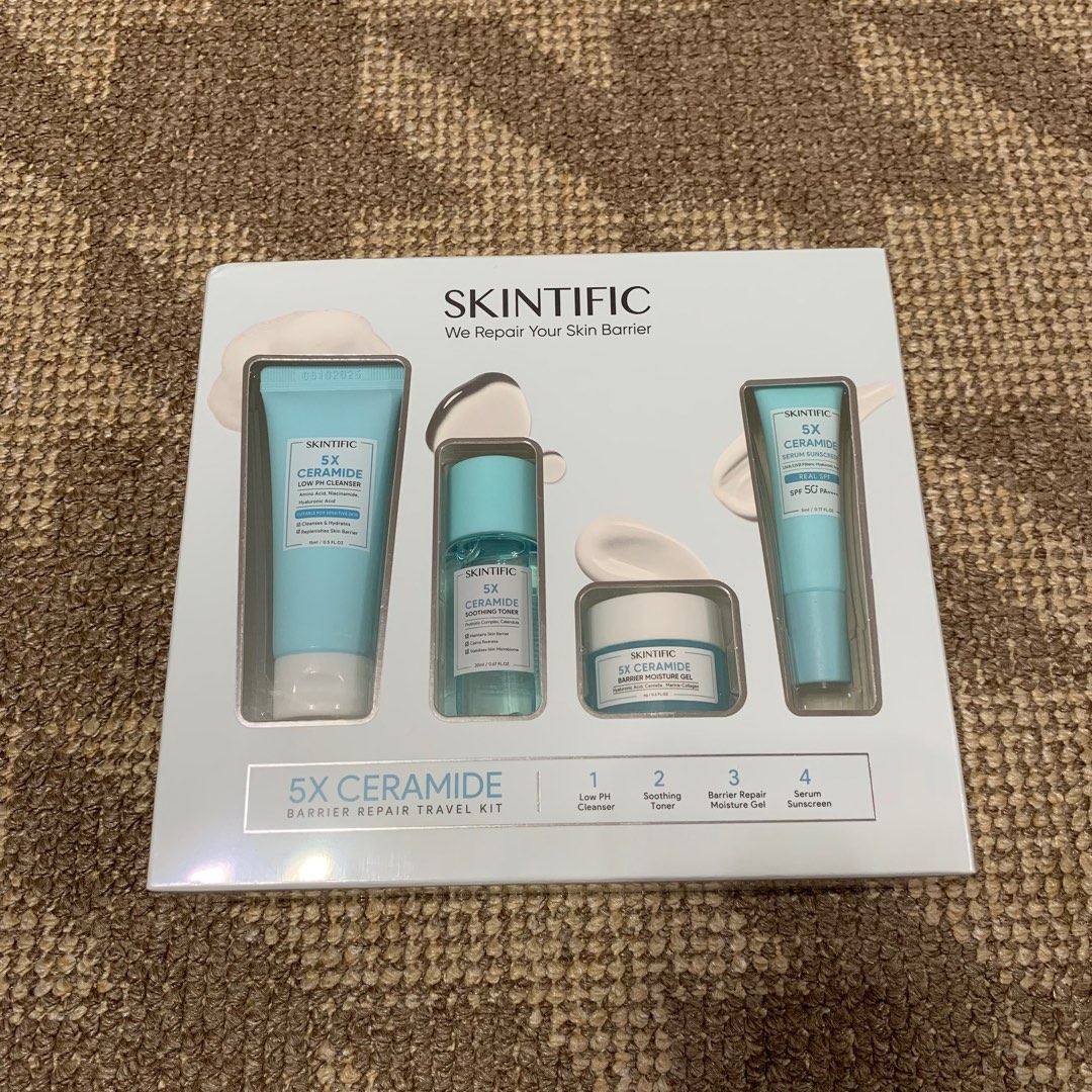Skintific 5x Ceramide Barrier Repair Travel Kit, Beauty & Personal Care ...