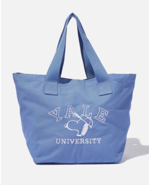 Snoopy x Yale tote bag, Women's Fashion, Bags & Wallets, Tote Bags on ...
