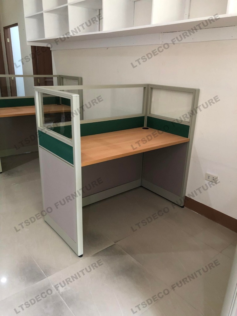 Solo Cubicle Office Partition / Office Furniture Modular Workstation FG ...