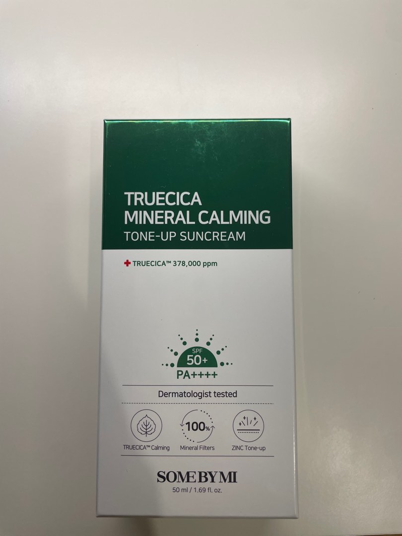 SOMEBYMI Truecica Mineral Calming Tone up Sunscreen SPF 50 PA++++, 50ml ...