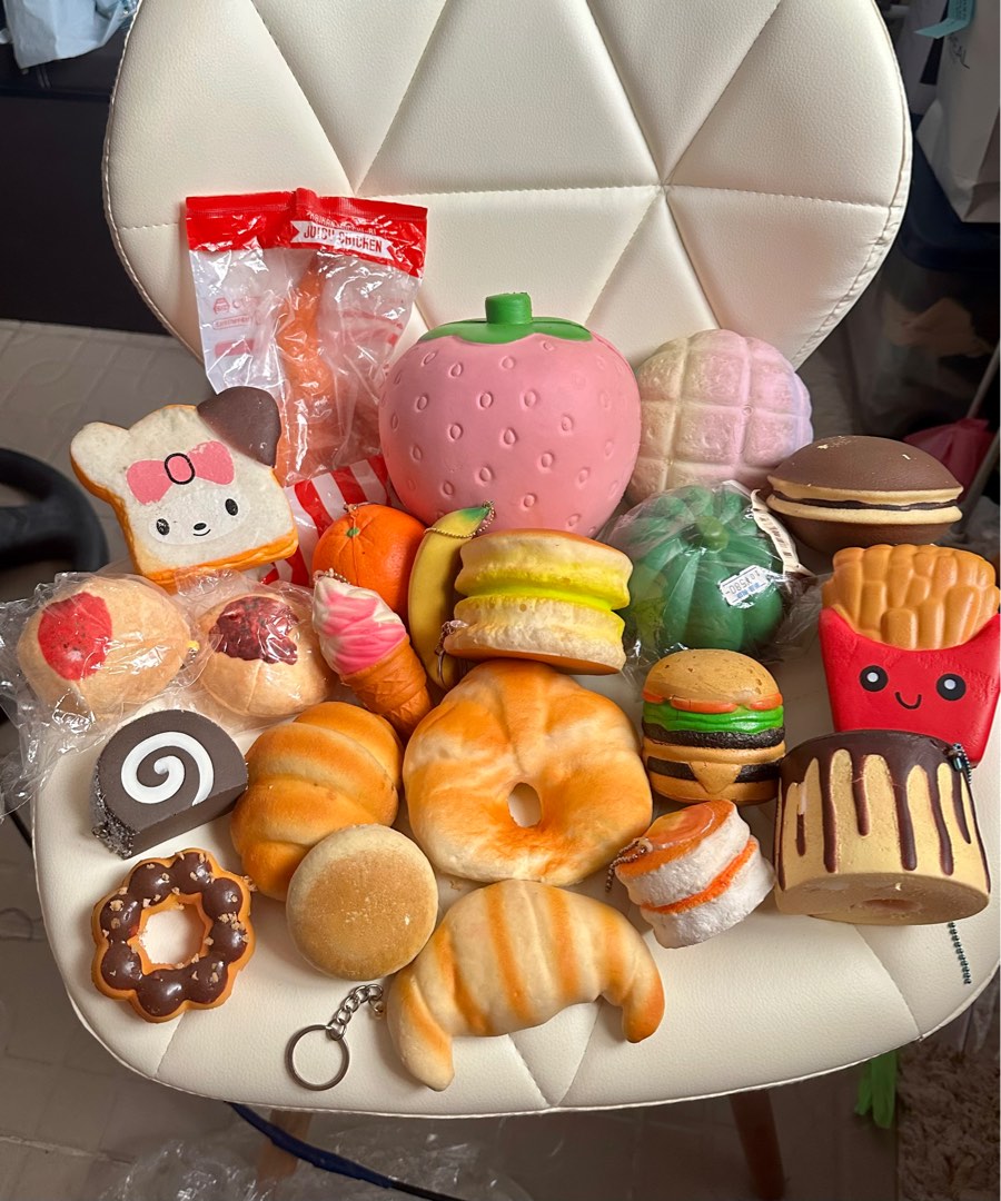 squishy foodies bundle set, Hobbies & Toys, Toys & Games on Carousell