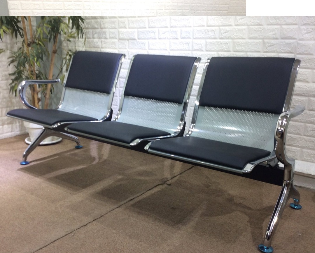 Steel gangchair 4 and 5 seater | office furniture tables and cabinet ...