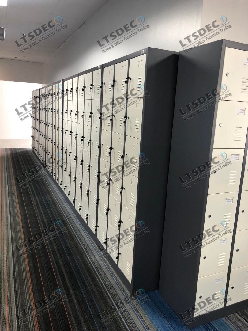 STEEL LOCKER TWO-TONE OFFICE PARTITION FURNITURE on Carousell