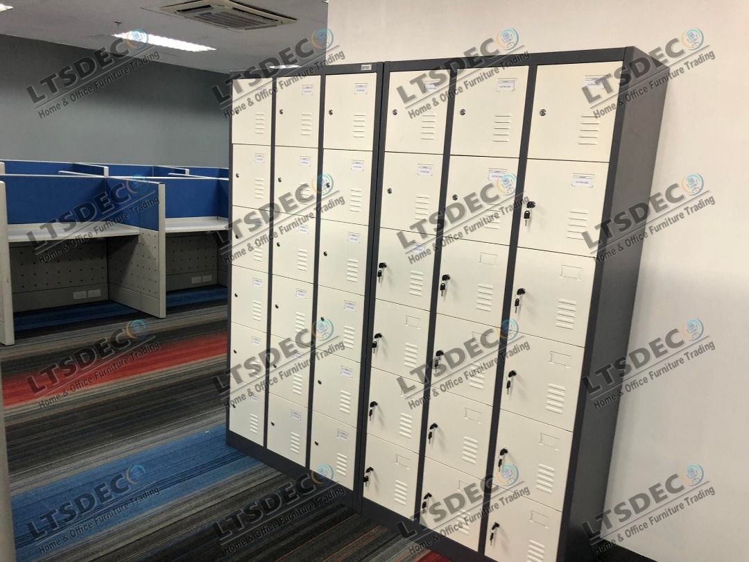STEEL LOCKER TWO-TONE OFFICE PARTITION FURNITURE on Carousell