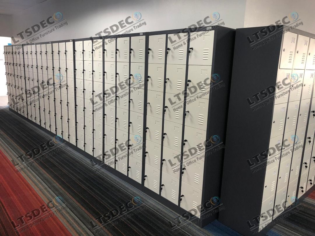 STEEL LOCKER TWO-TONE OFFICE PARTITION FURNITURE on Carousell