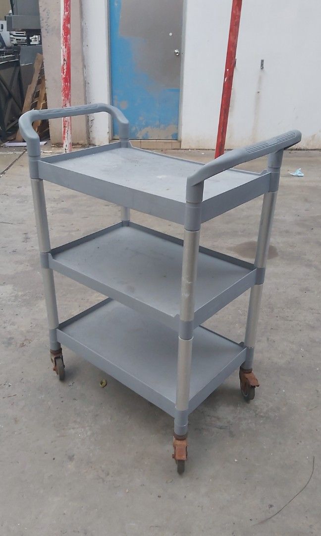 Still good serving trolleys , plastic. Heavy duty.. $50, Furniture ...