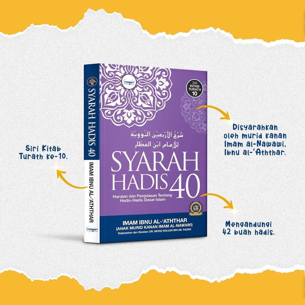 Syarah Hadis 40 : Huraian Dan Penjelasan Hadis-hadis Dasar Islam (Imam ...
