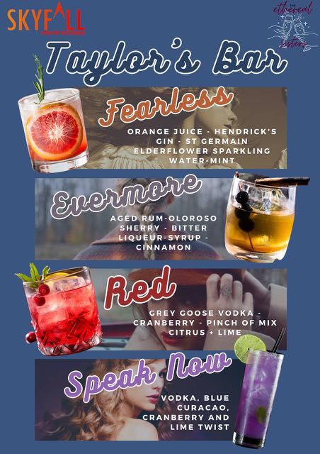 Taylor’s night @ Skyfall rooftop bar, Tickets & Vouchers, Event Tickets ...