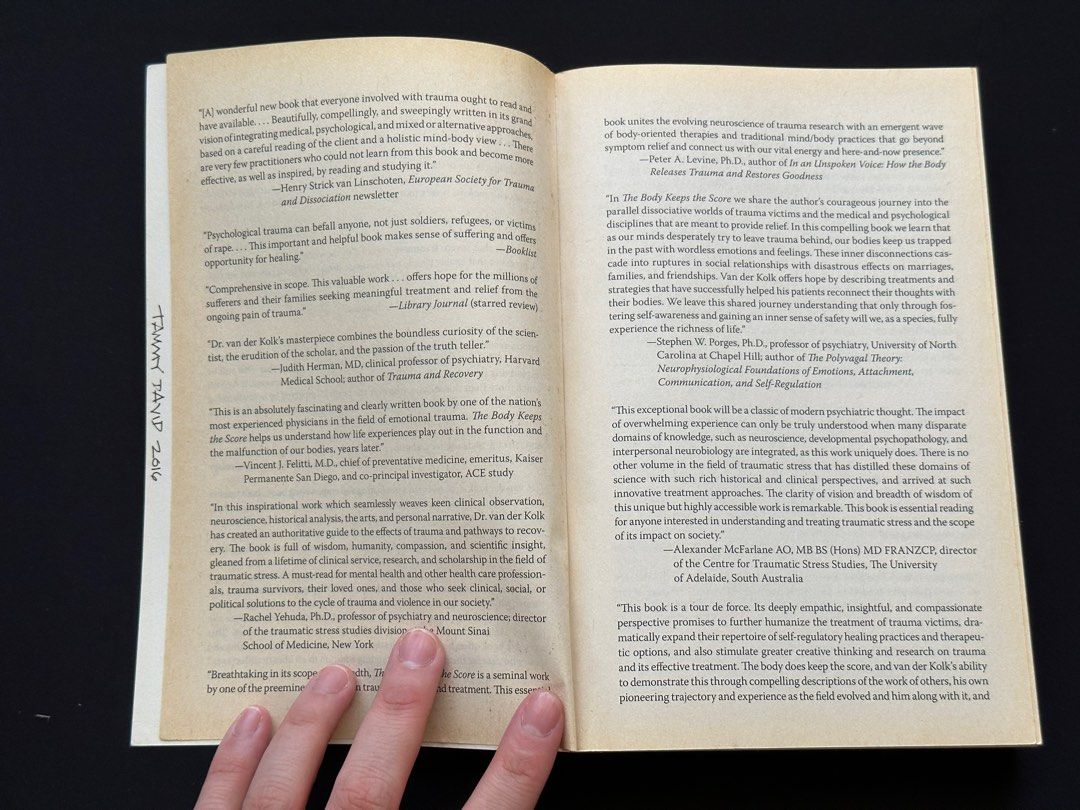 The Body Keeps the Score: Brain, Mind, and Body in the Healing of ...