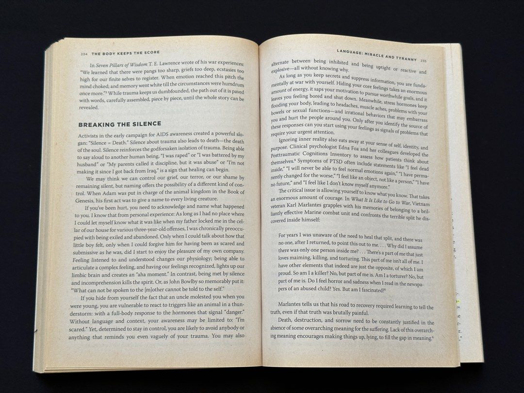 The Body Keeps the Score: Brain, Mind, and Body in the Healing of ...