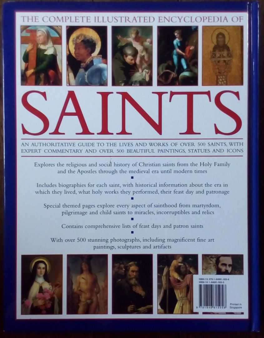 The Complete Illustrated Encyclopedia of Saints by Tessa Paul, Hobbies ...