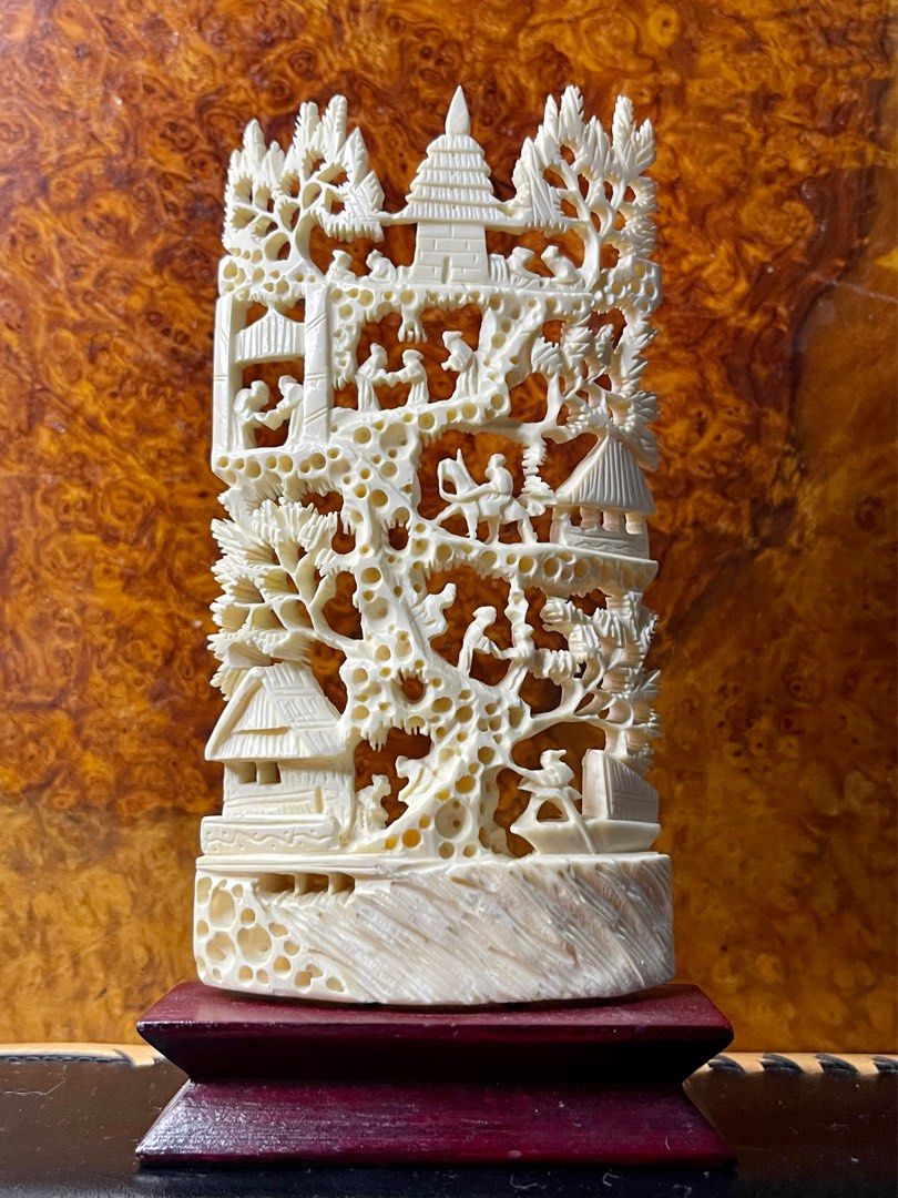 Traditional Chinese art / Ivory sculpture, Hobbies & Toys, Memorabilia ...