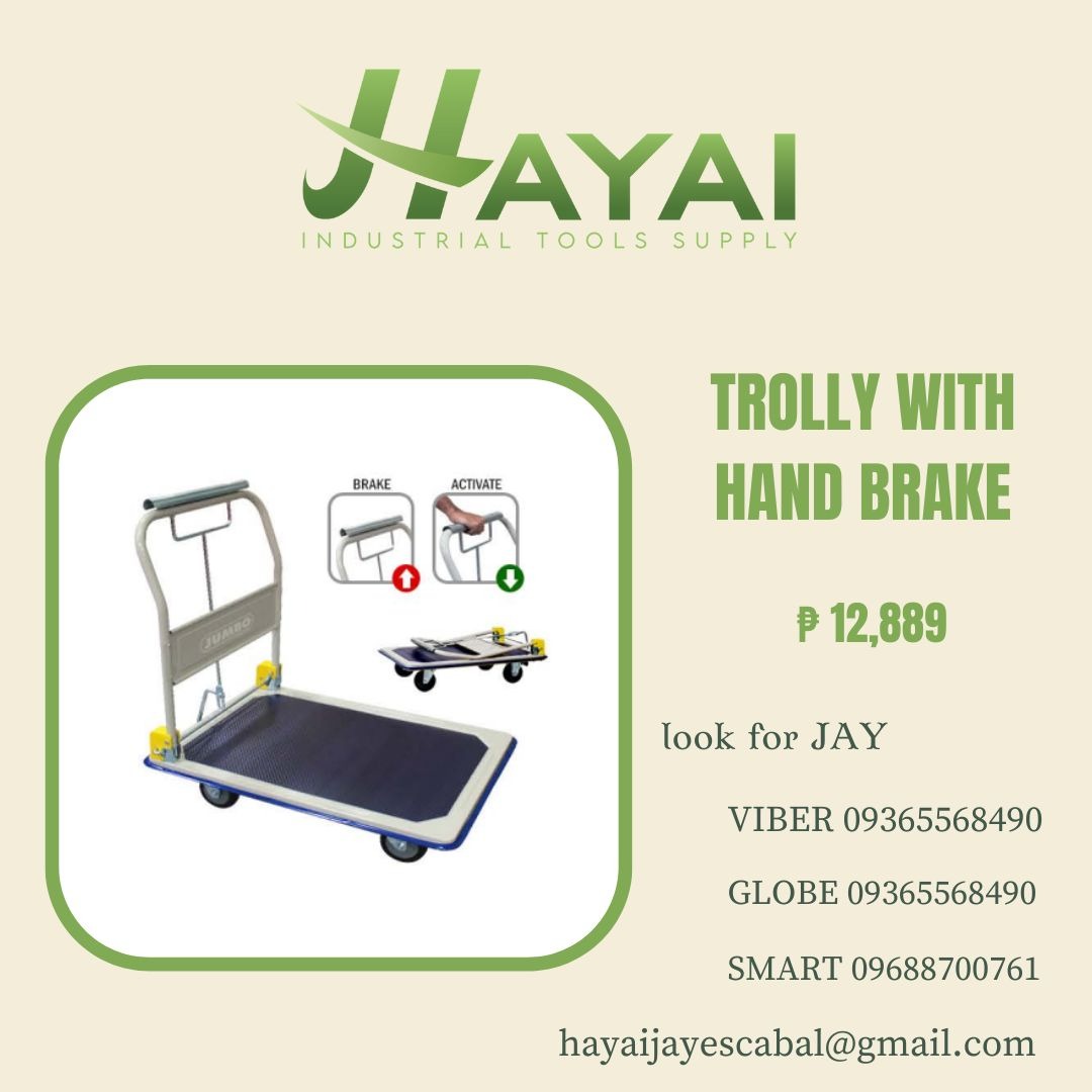 TROLLEY WITH HAND BRAKE on Carousell