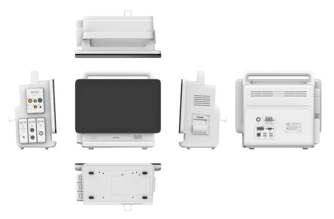 TS15 Touch 15" Plug-in ICU Vital Signs Patient Monitor 6 Parameters ...