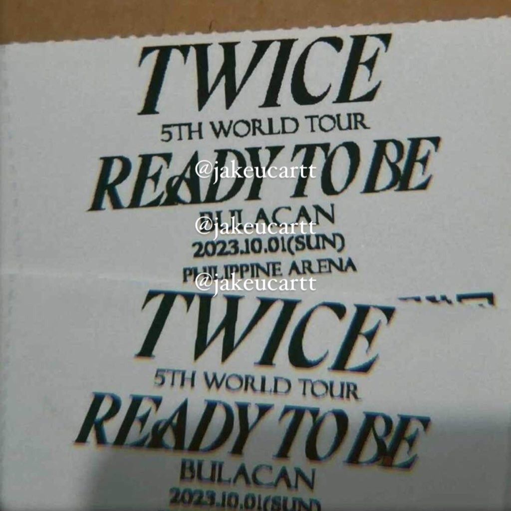 Twice 5th World Tour Ready to be in Bulacan Day 2, Tickets & Vouchers, Event Tickets on Carousell
