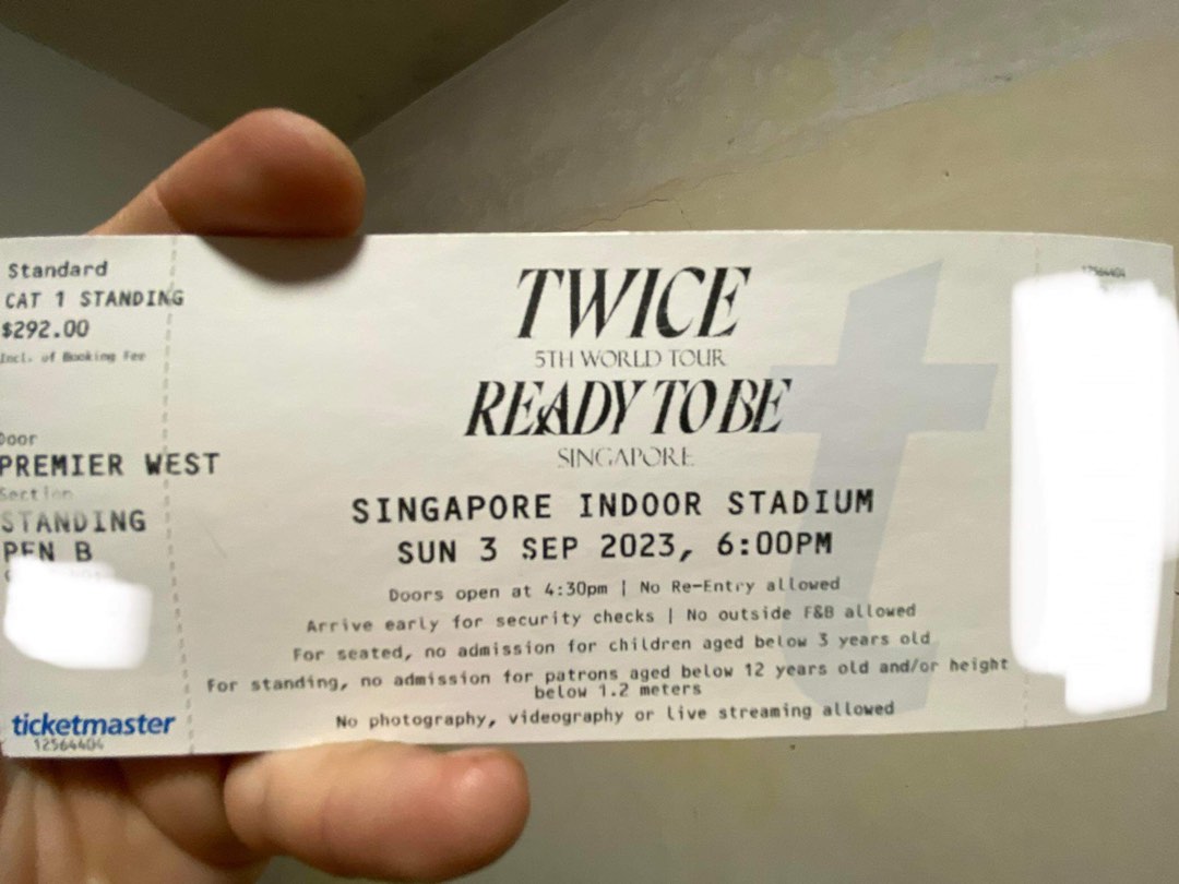 Twice World Tour Singapore 2023, Tickets & Vouchers, Event Tickets on ...