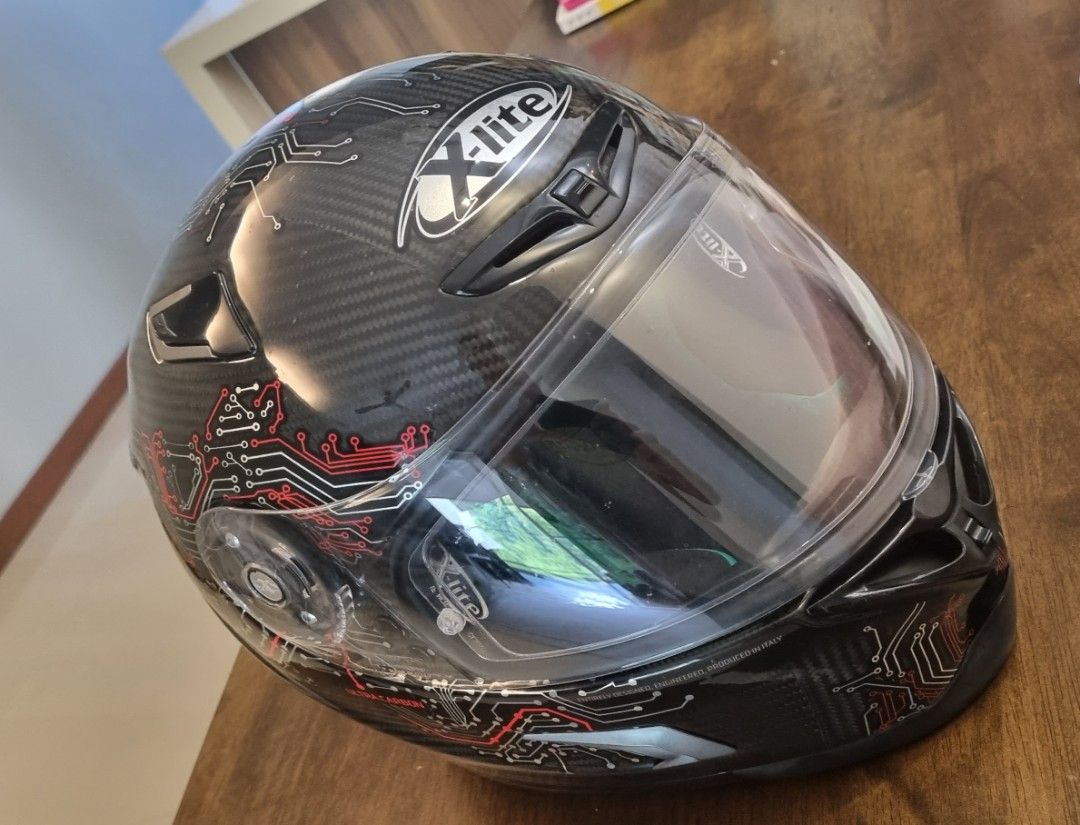 Ultra Carbon full face racing helmet, Motorcycles, Motorcycle Apparel ...