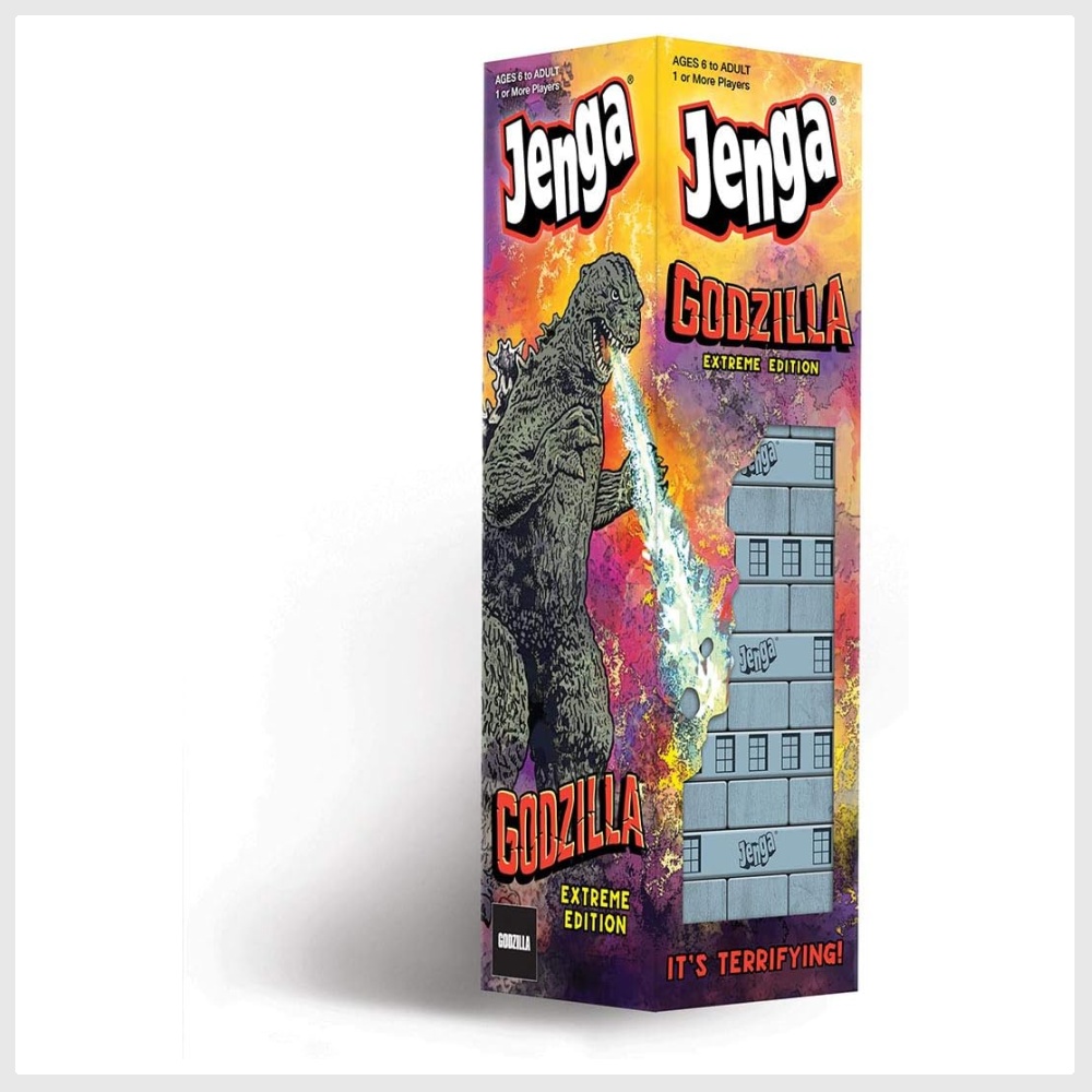 USAOPOLY Jenga: Godzilla Extreme Edition | Based on Classic Monster ...