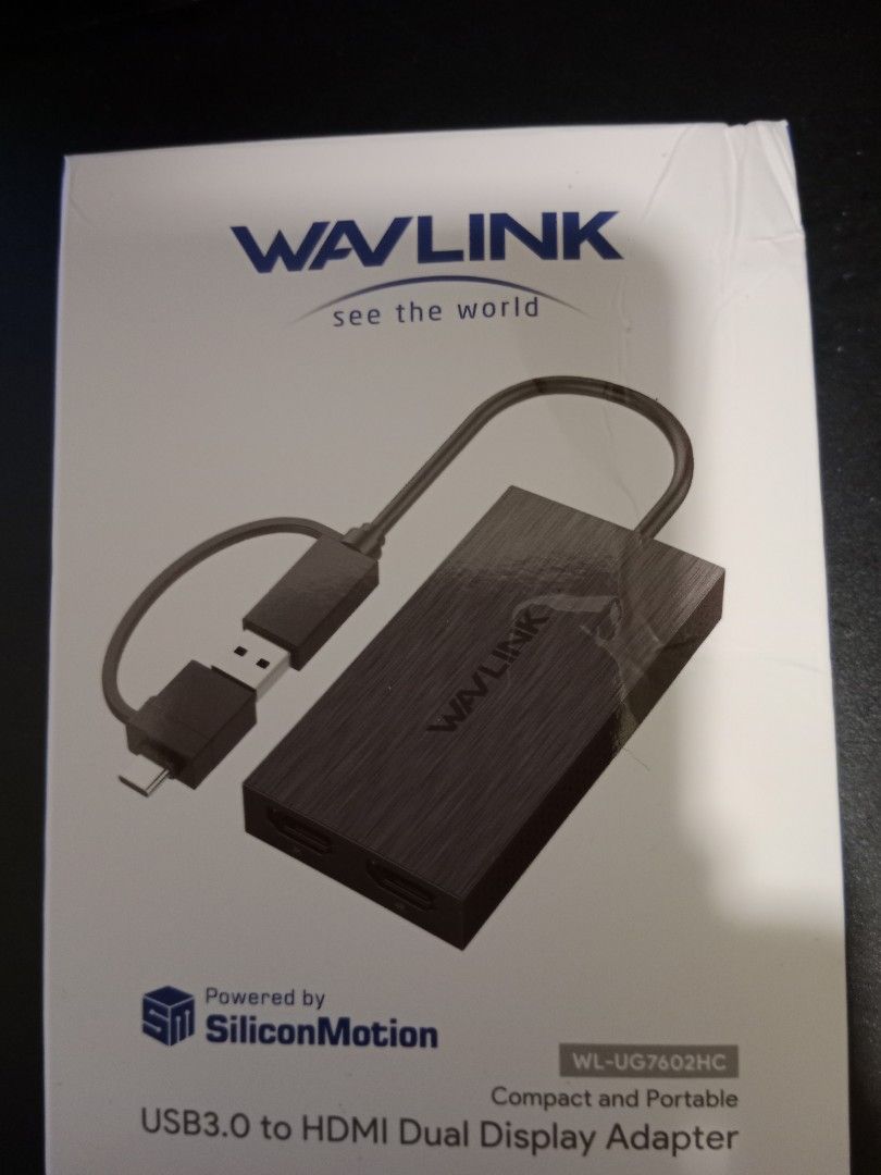 USB wavelink Screen extension to 2 extra Screen . Total 3 display ...