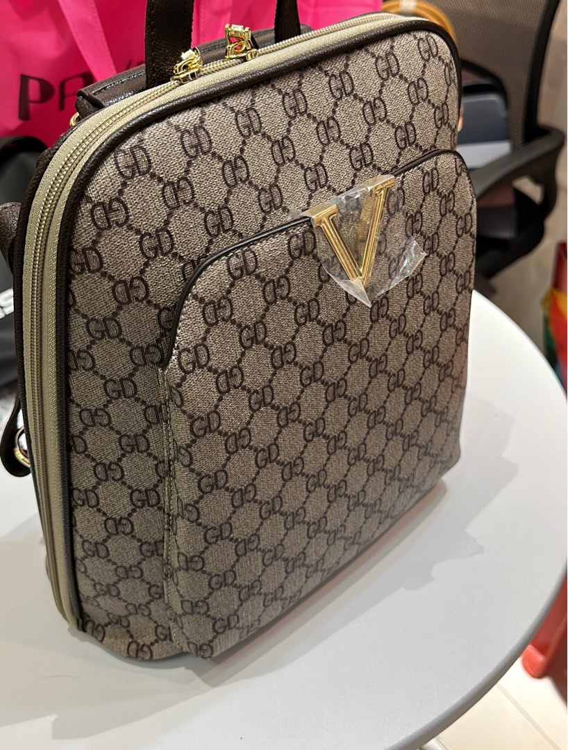 V BACKPACK - stylist and classy, Women's Fashion, Bags & Wallets ...