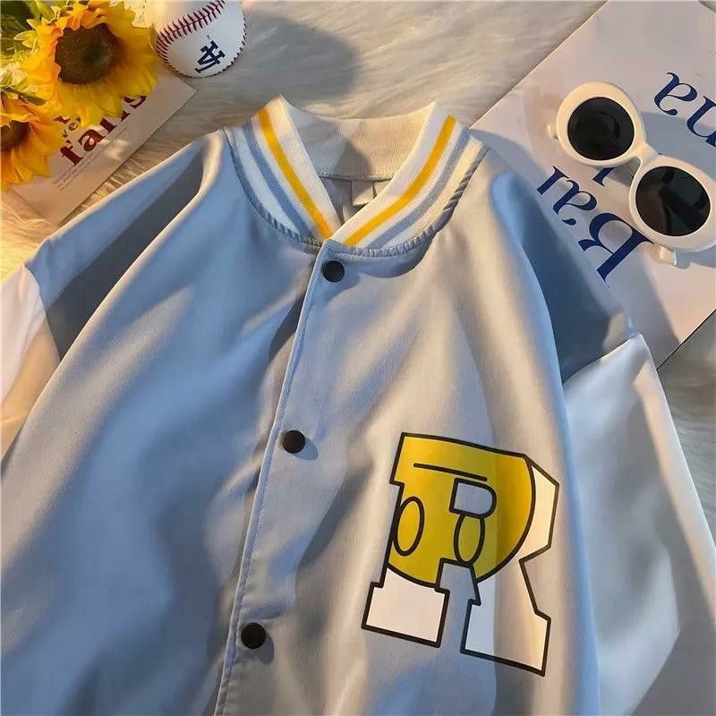 Varsity Jacket Light Blue on Carousell