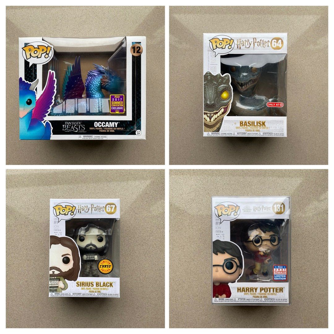絕版vaulted Harry Potter Fantastic Beast Funko Pop 12 Occamy 64 Basilisk ...