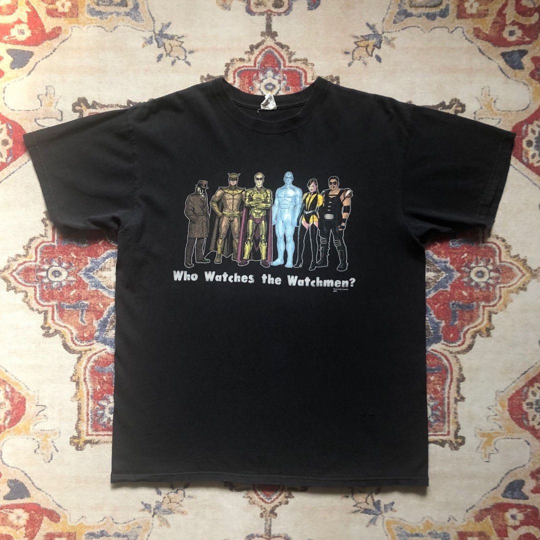 Vintage 00s Watchmen Comic Shirt, Men's Fashion, Tops & Sets, Tshirts ...