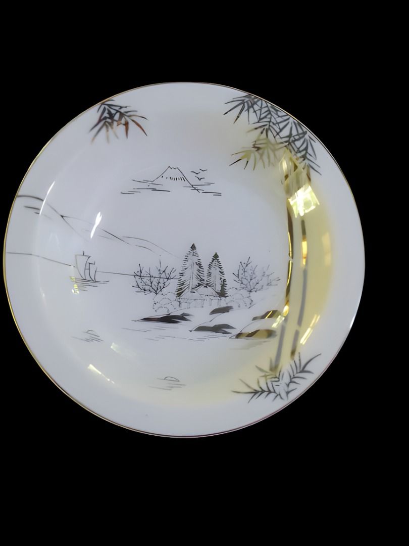 Vintage Japanese CBC China Dinner Plates Set 650, Furniture & Home ...