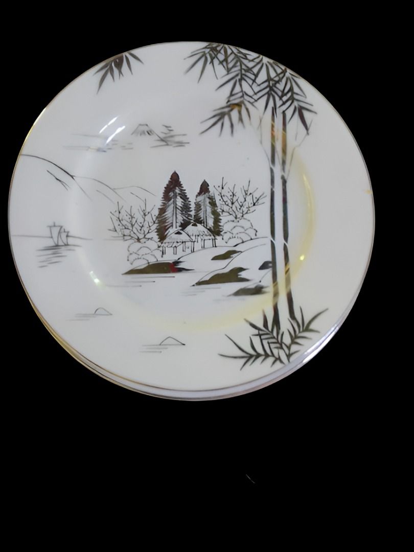 Vintage Japanese CBC China Dinner Plates Set 650, Furniture & Home ...