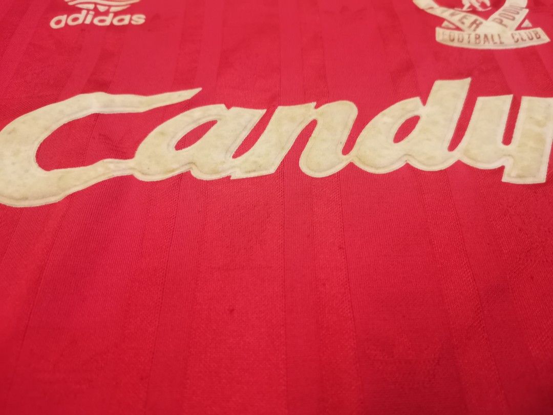 Vintage Liverpool Candy 80s Adidas Jersey, Men's Fashion, Tops & Sets ...